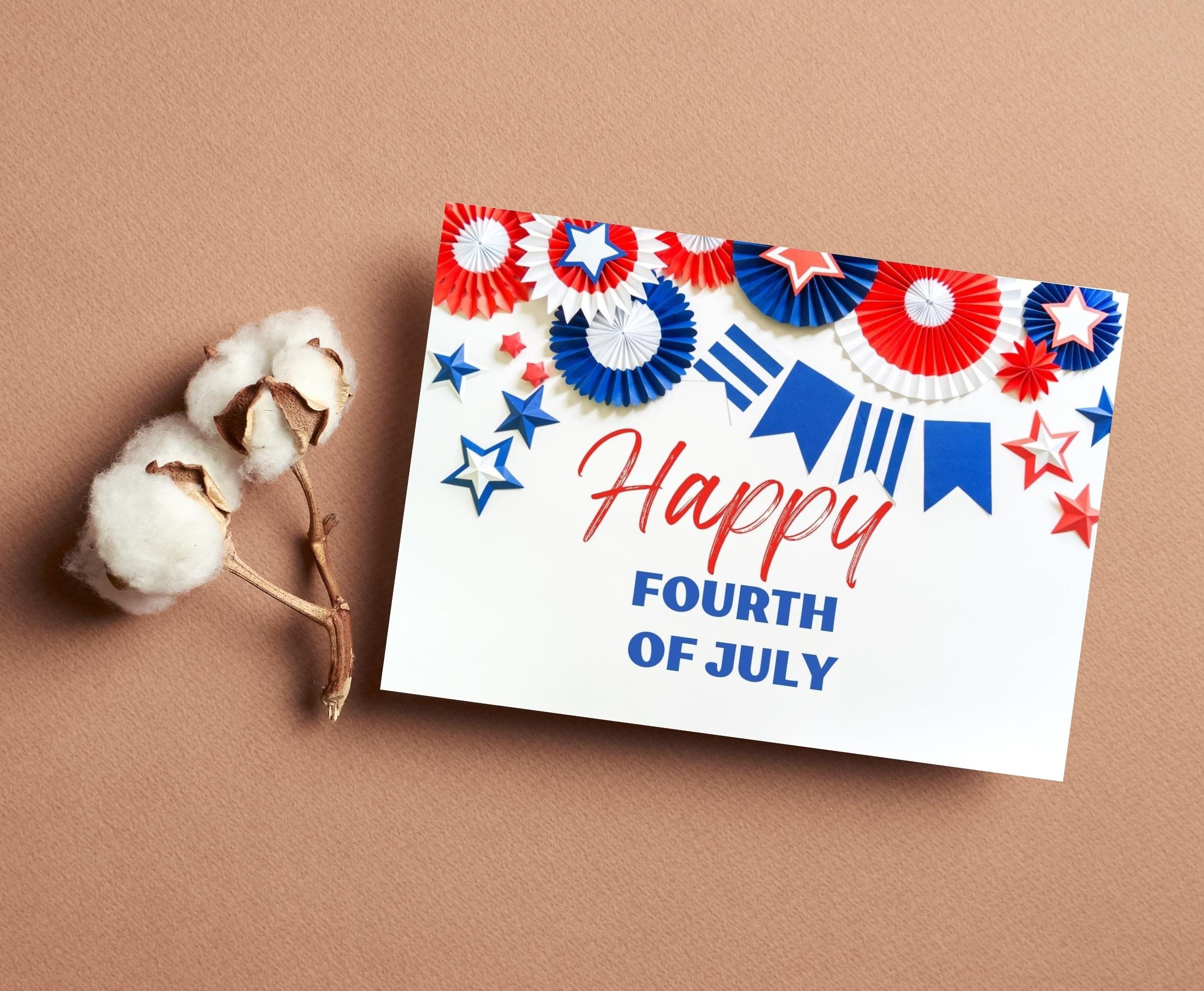 4th of July Card / Printable Card / Digital Download / Instant - Etsy