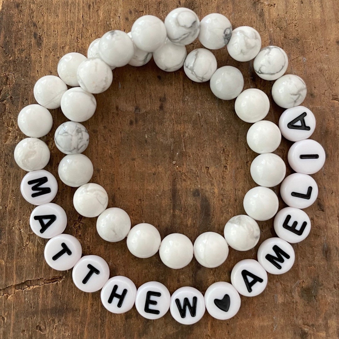 Personalized Name Bracelet for Women, Wrap Bracelet for Men, Family ...