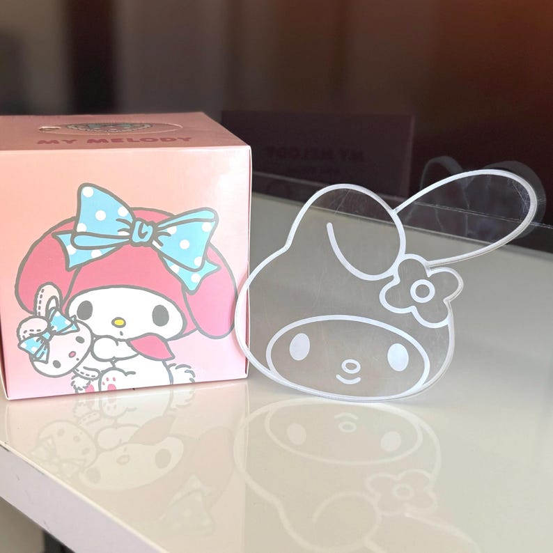 Kawaii Sanrio Acrylic Coaster, Laser Cut Drink Coasters, Hello Kitty ...