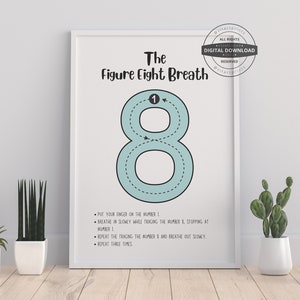 Breath | Grounding Technique Therapy Office Decor School Counsellor CBT ...