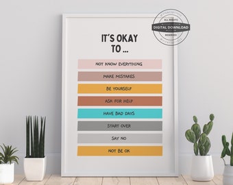 Mental Health, Therapy Office Decor, School Counselor, Office Wall ...