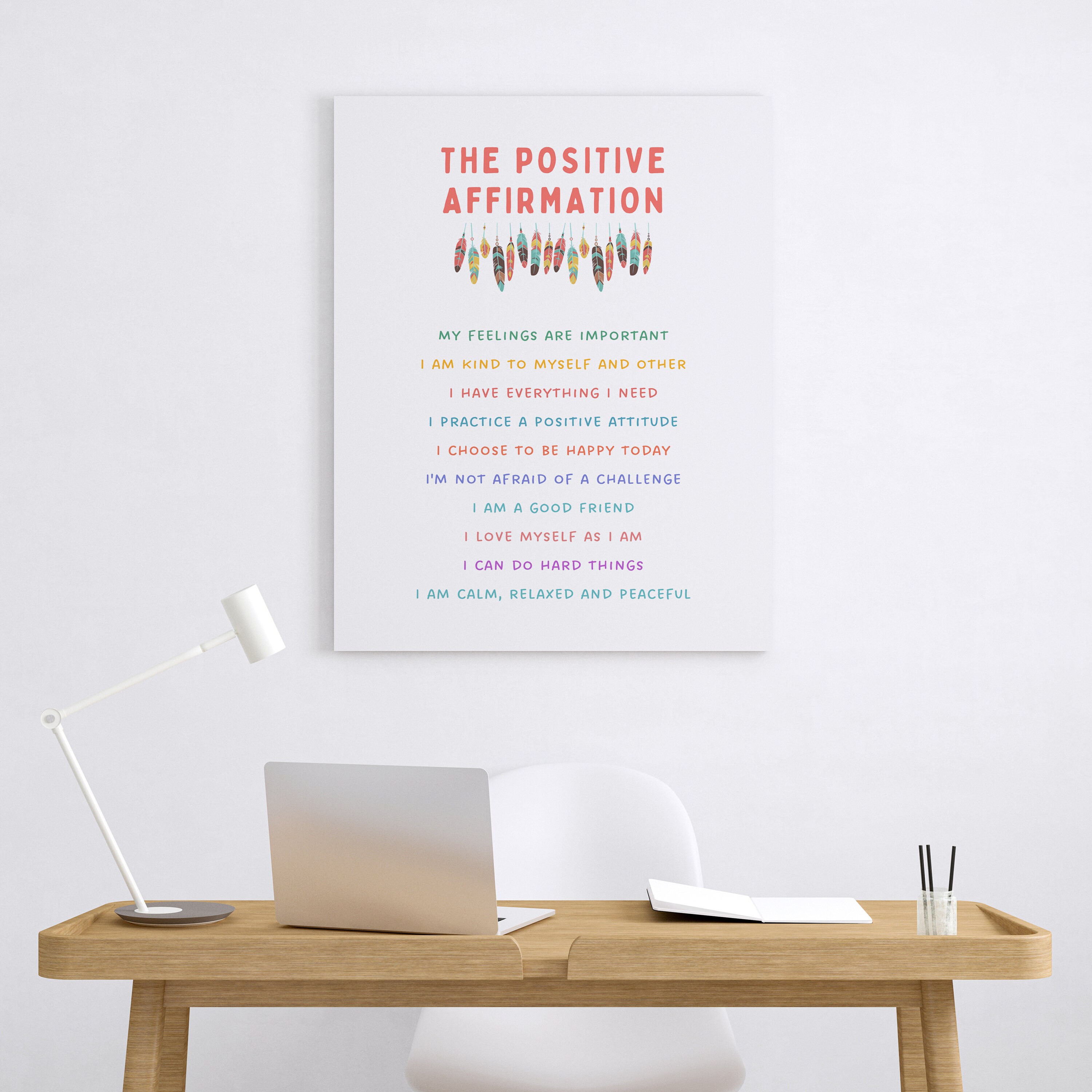 Positive Affirmations Office Decor Therapy Office Decor School ...