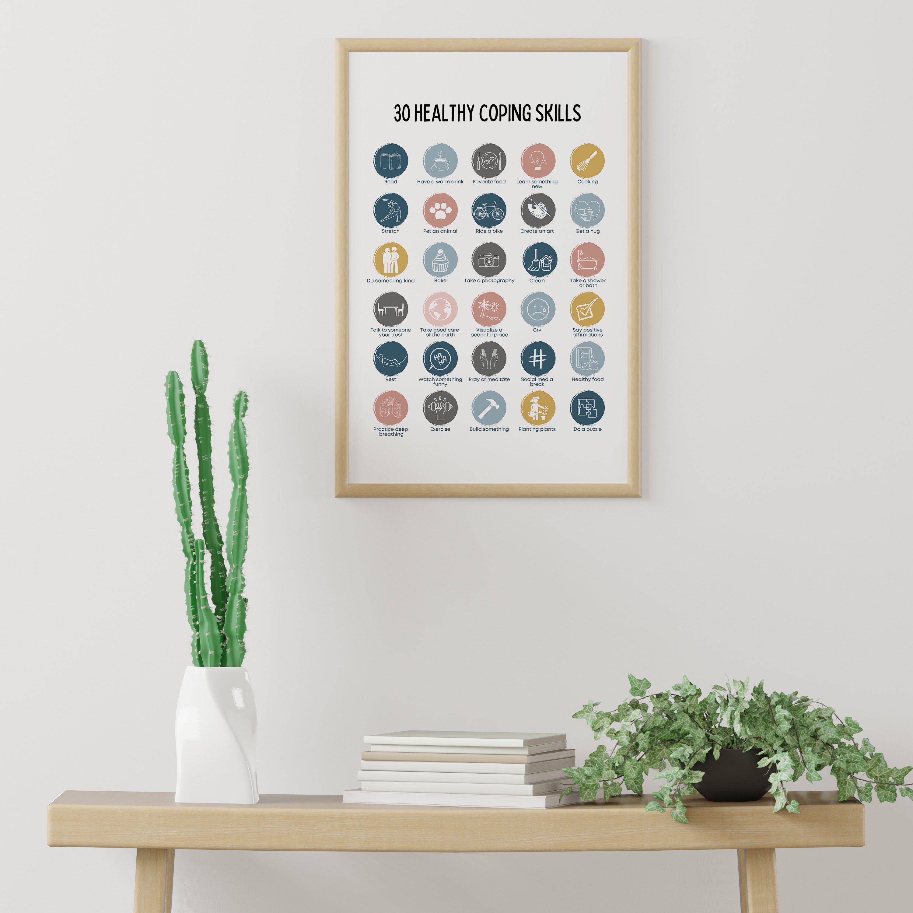 Coping Skill Therapy Office Decor Mental Health School - Etsy