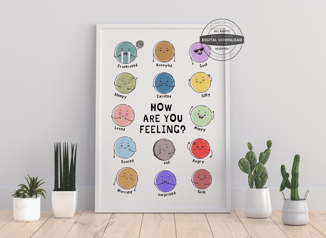 Feeling Emotions Calm Down Cornerschool Counselor Mindful Zone of ...