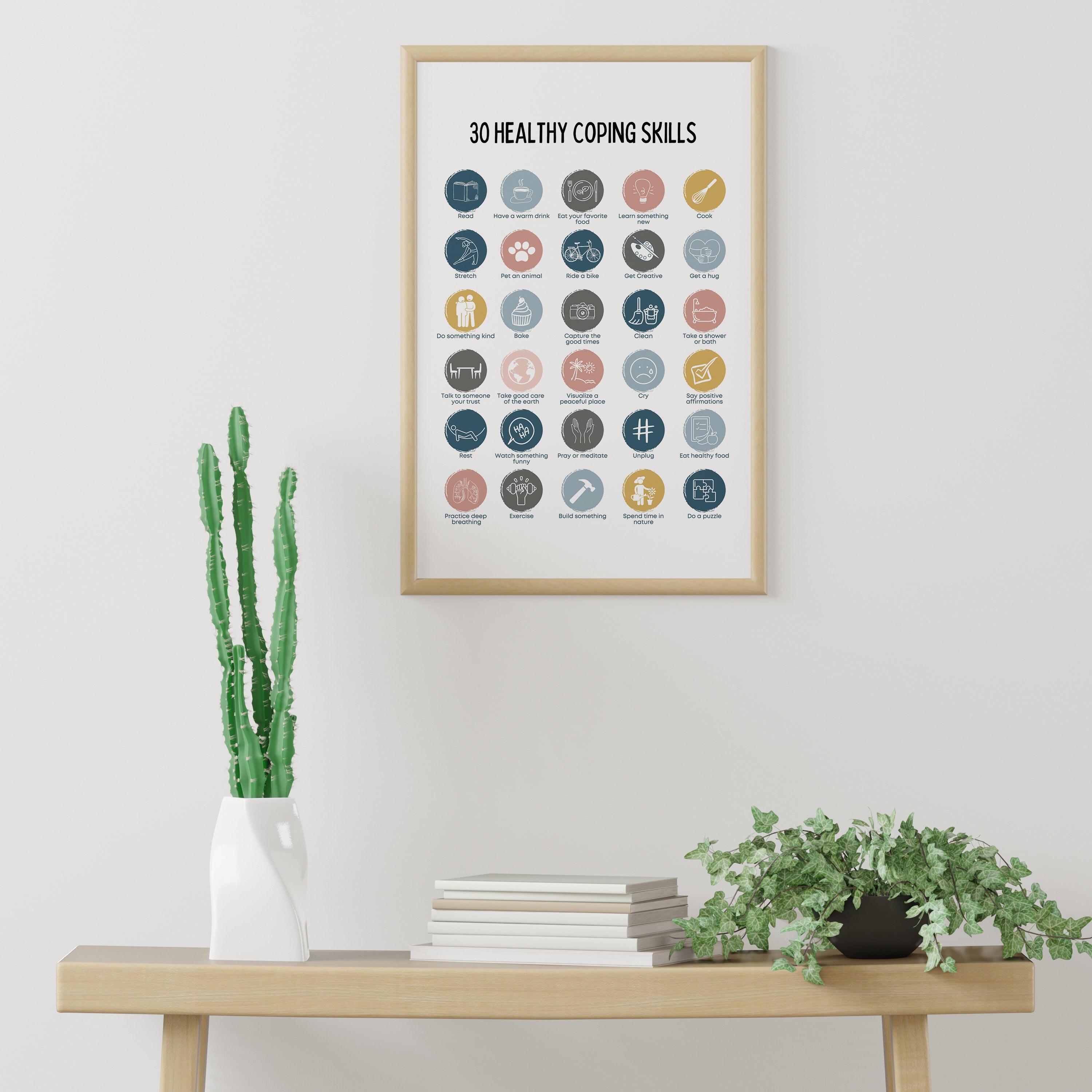 Coping Skill Therapy Office Decor Mental Health School - Etsy