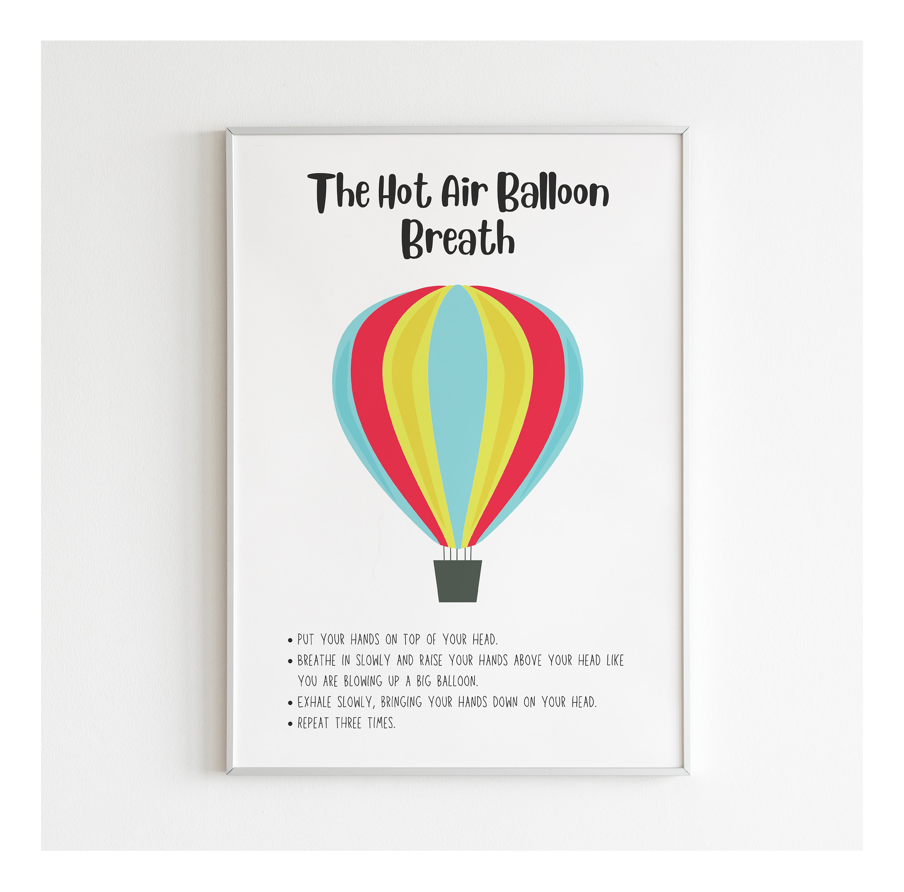 Balloon Breath Grounding Technique Therapy Office Decor School ...