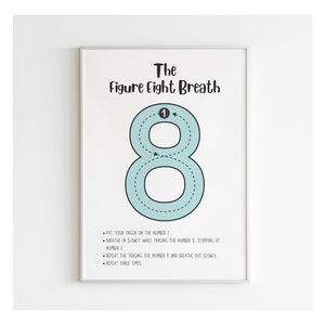 Breath | Grounding Technique Therapy Office Decor School Counsellor CBT ...