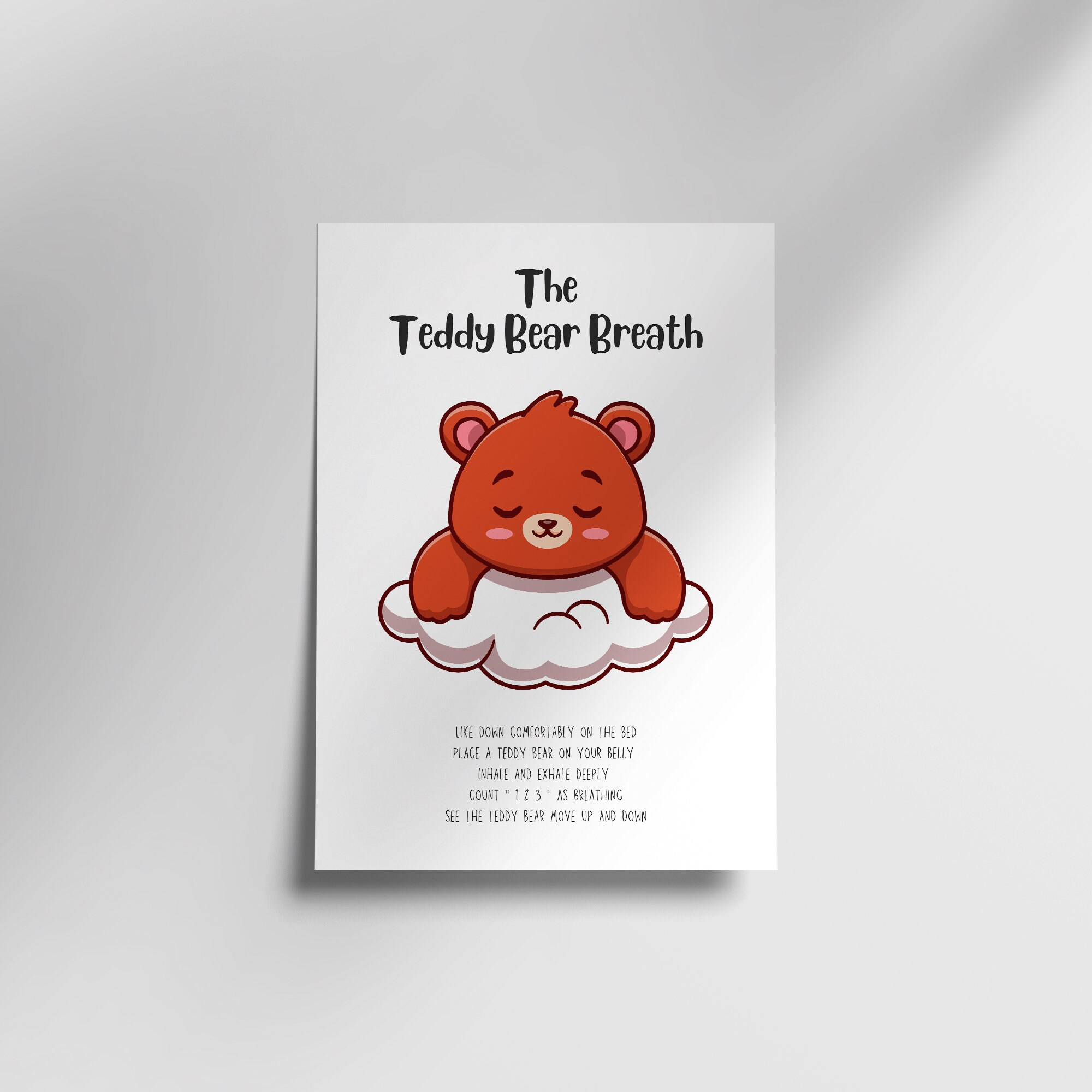Bear Breath | Grounding Technique Therapy Office Decor School ...