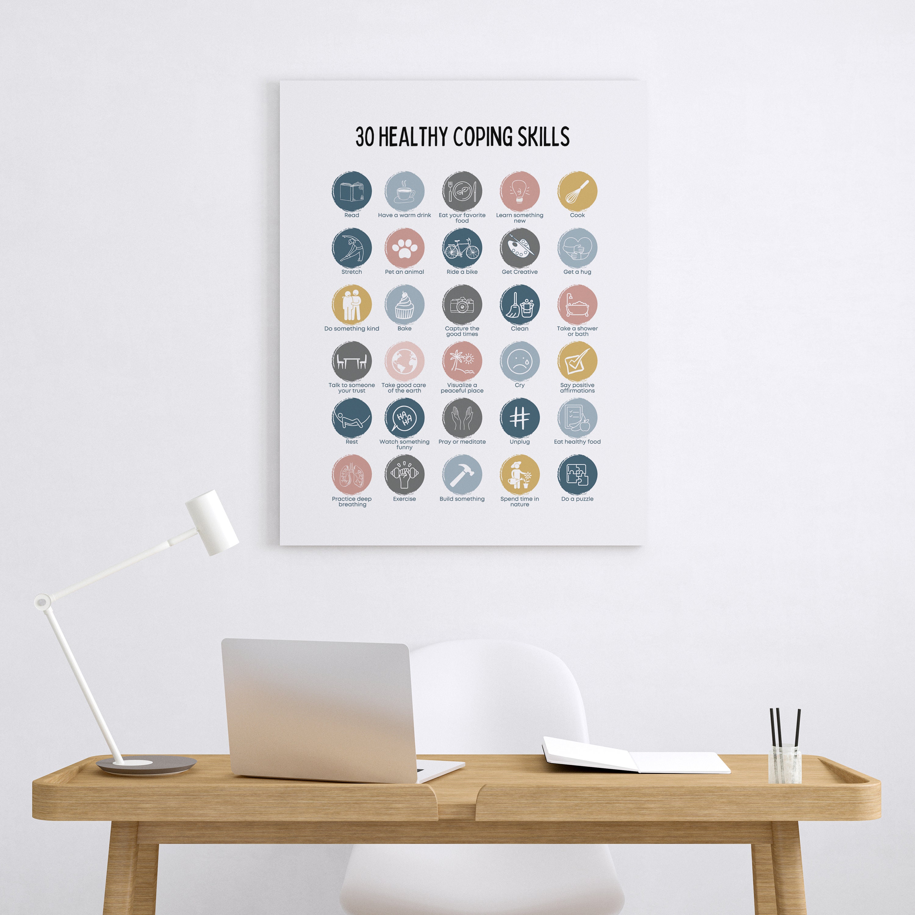 Coping Skill Therapy Office Decor Mental Health School - Etsy