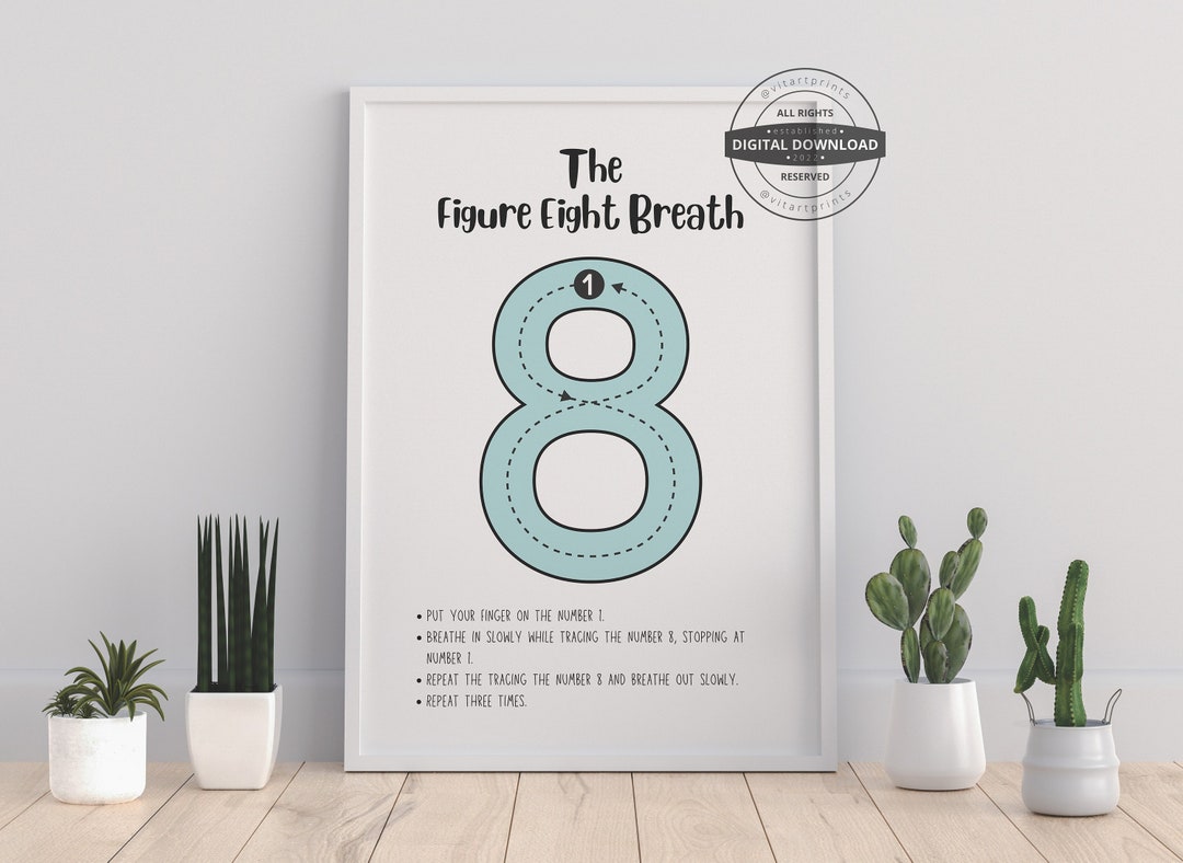 Breath | Grounding Technique Therapy Office Decor School Counsellor CBT ...