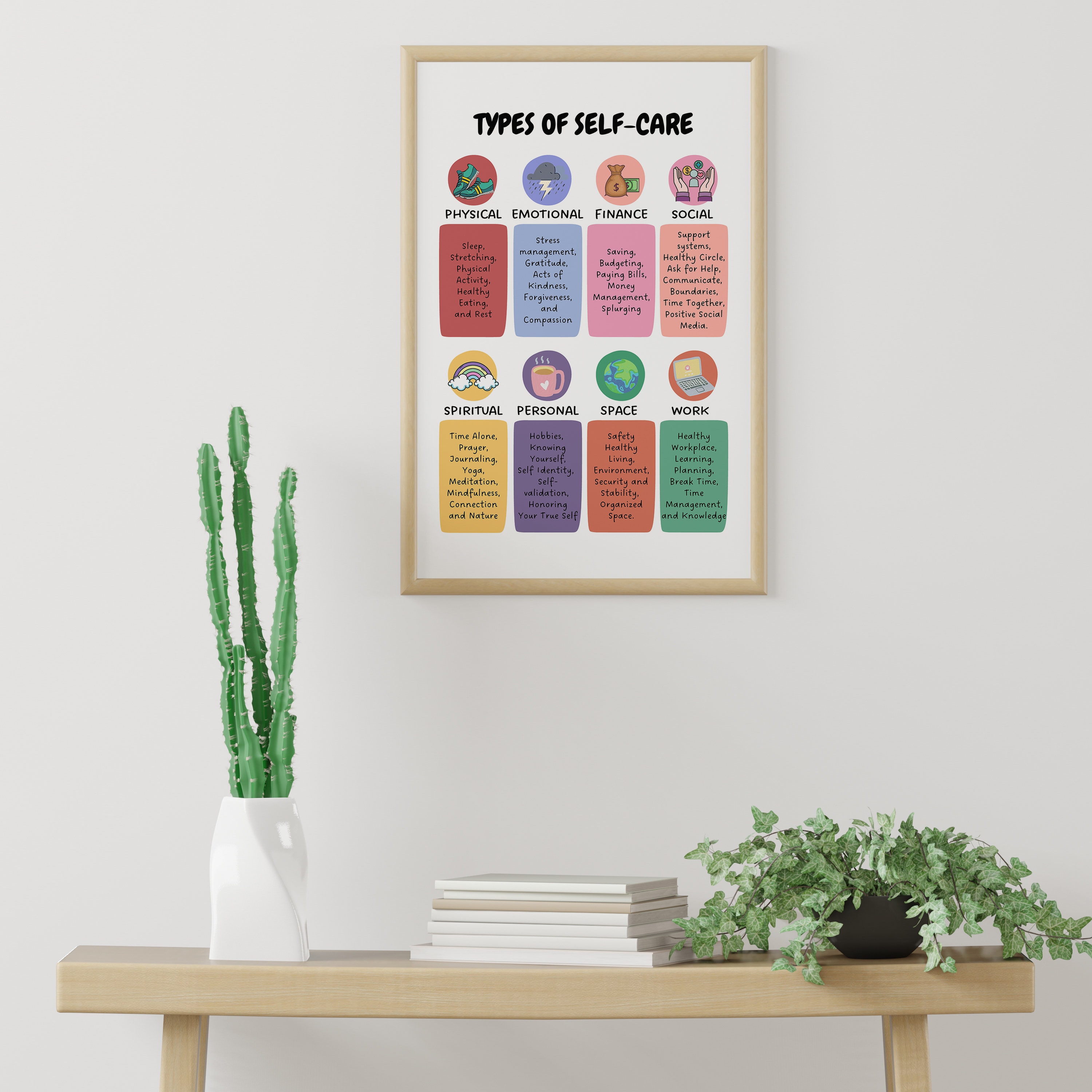 Self Care Office Decor, Therapy Office, School Counselor, CBT DBT ...