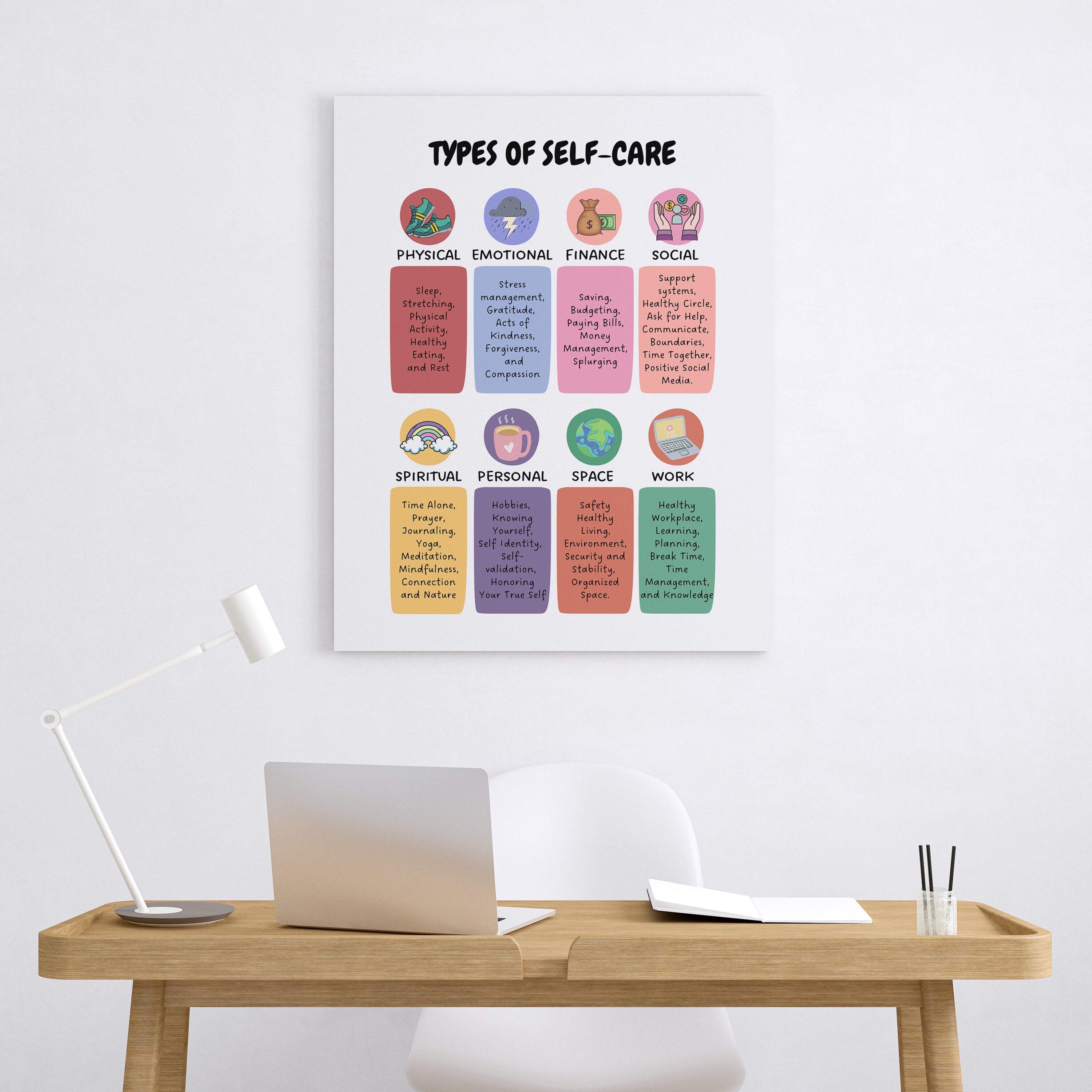 Self Care Office Decor, Therapy Office, School Counselor, CBT DBT ...