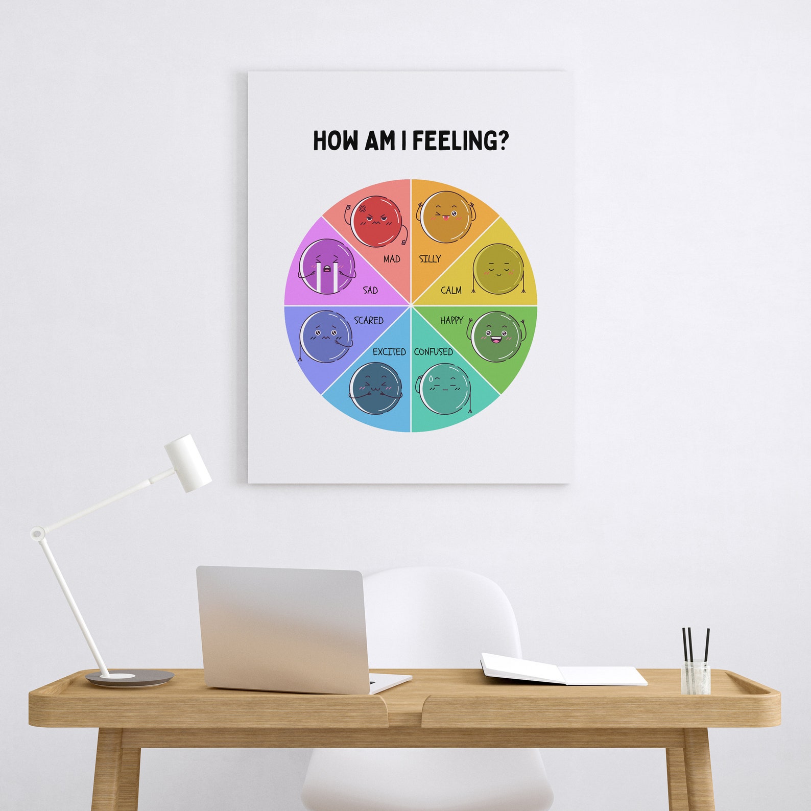 Feelings Wheel Print Emotions Poster Counselling Art Posters - Etsy