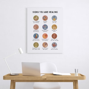 Healing Signs Poster | Therapy Office Decor (digital Download) - Etsy