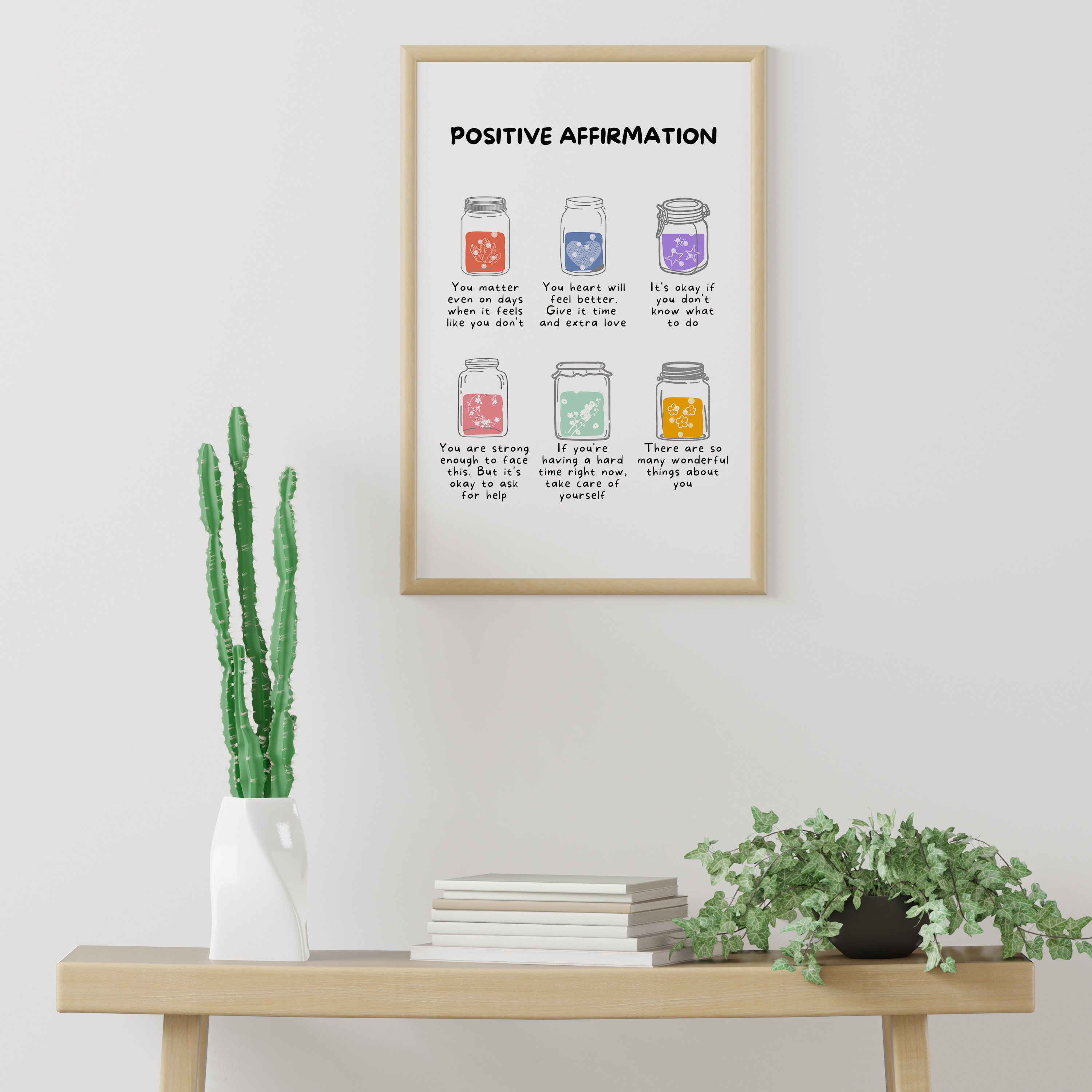 Daily Affirmations Positive Affirmations Office Decor - Etsy