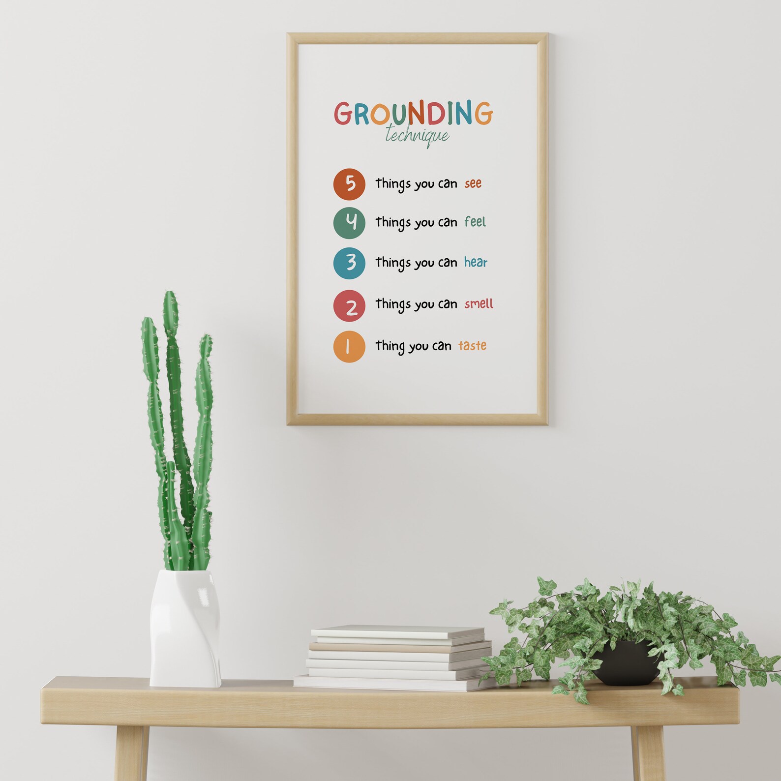 Grounding Techniques Therapy Office Decor School Counselor - Etsy