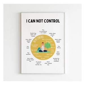 I Cannot Control | Therapy Office Decor School Counselor Therapy ...