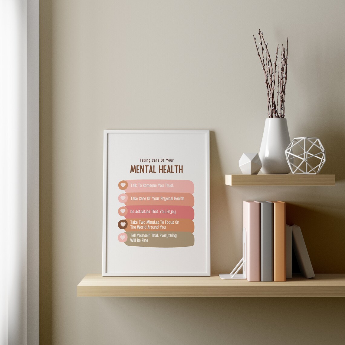 Taking Care | Therapy Office Decor, Affirmations, Positivity, Office ...