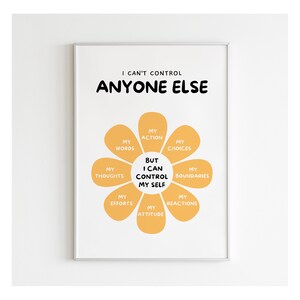 I Cannot Control | Therapy Office Decor School Counselor Therapy ...