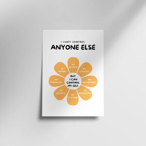 I Cannot Control | Therapy Office Decor School Counselor Therapy ...