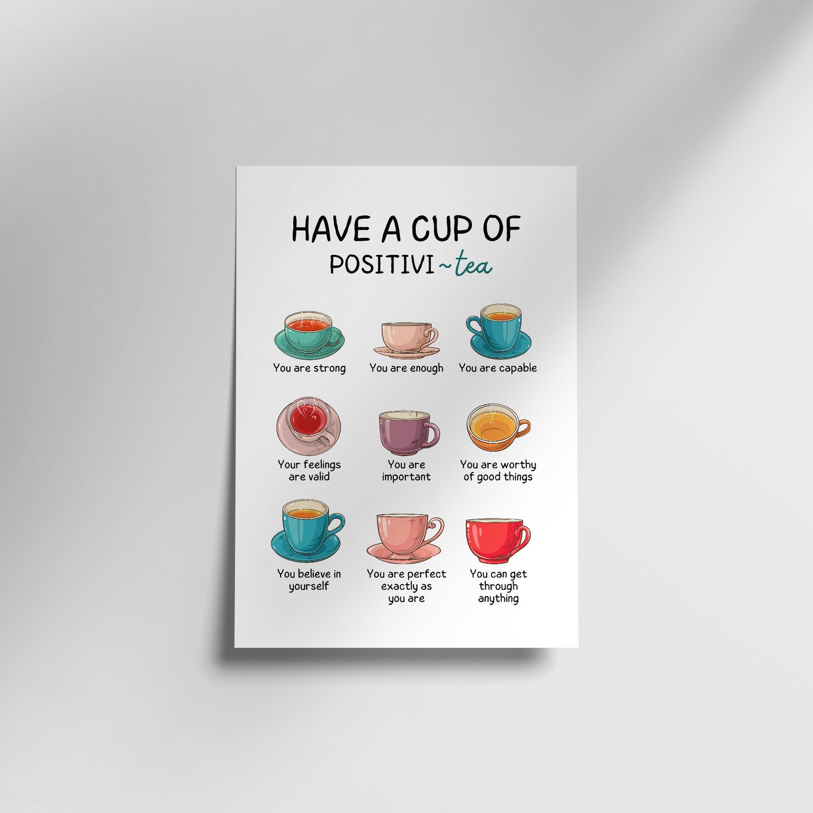 Positivity | Office Decor, Mental Health, Positive Self Talk, Daily ...