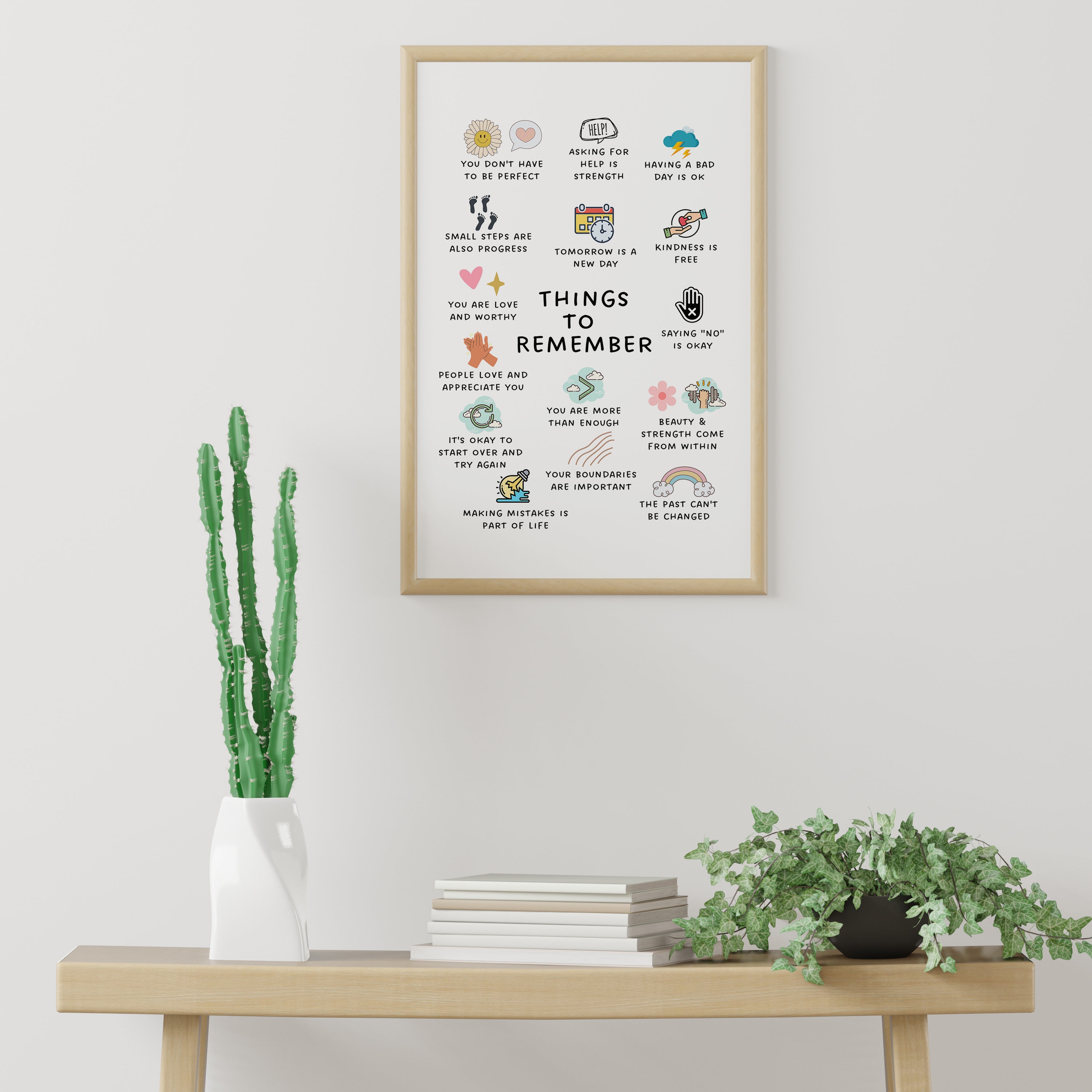 Things to Remember Therapy Office Decor School Counselor CBT - Etsy UK