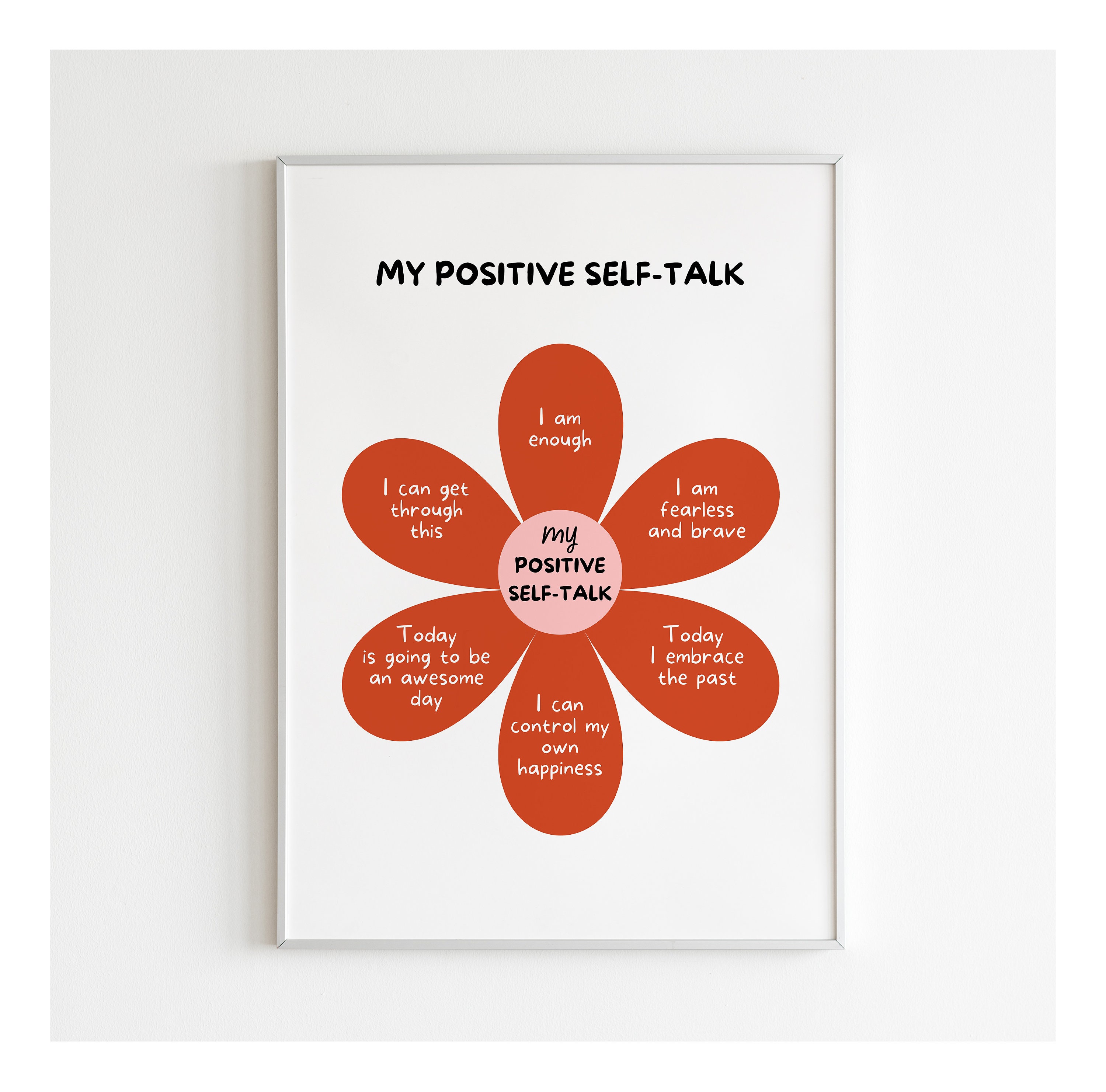 Self Talk Positive Affirmations, Office Decor, Therapy Office, School ...