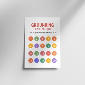 Grounding Technique | Kids Coping Skills, Calm Cards, Mindfulness Cards ...