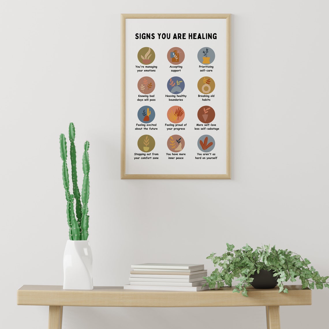 Healing Signs Poster | Therapy Office Decor (digital Download) - Etsy