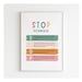STOP | Mental Health, Therapy Office Decor, School Counselor, Feeling ...