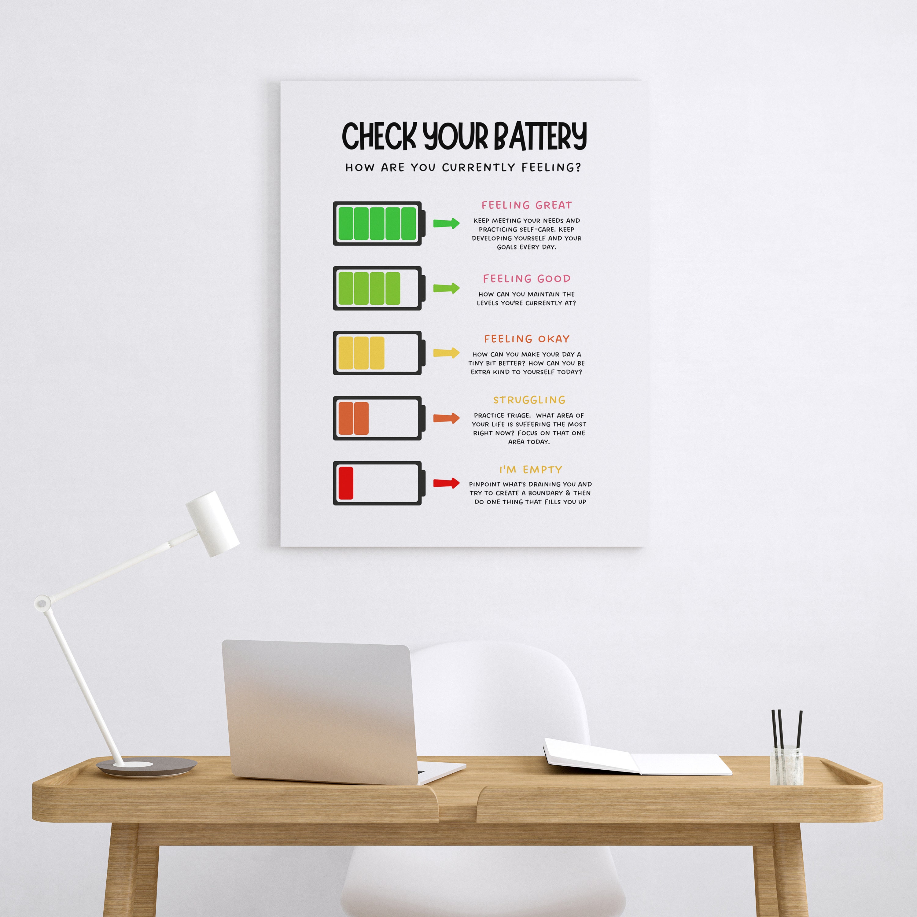 Check Our Battery Feelings and Emotions CBT DBT School Counseling ...