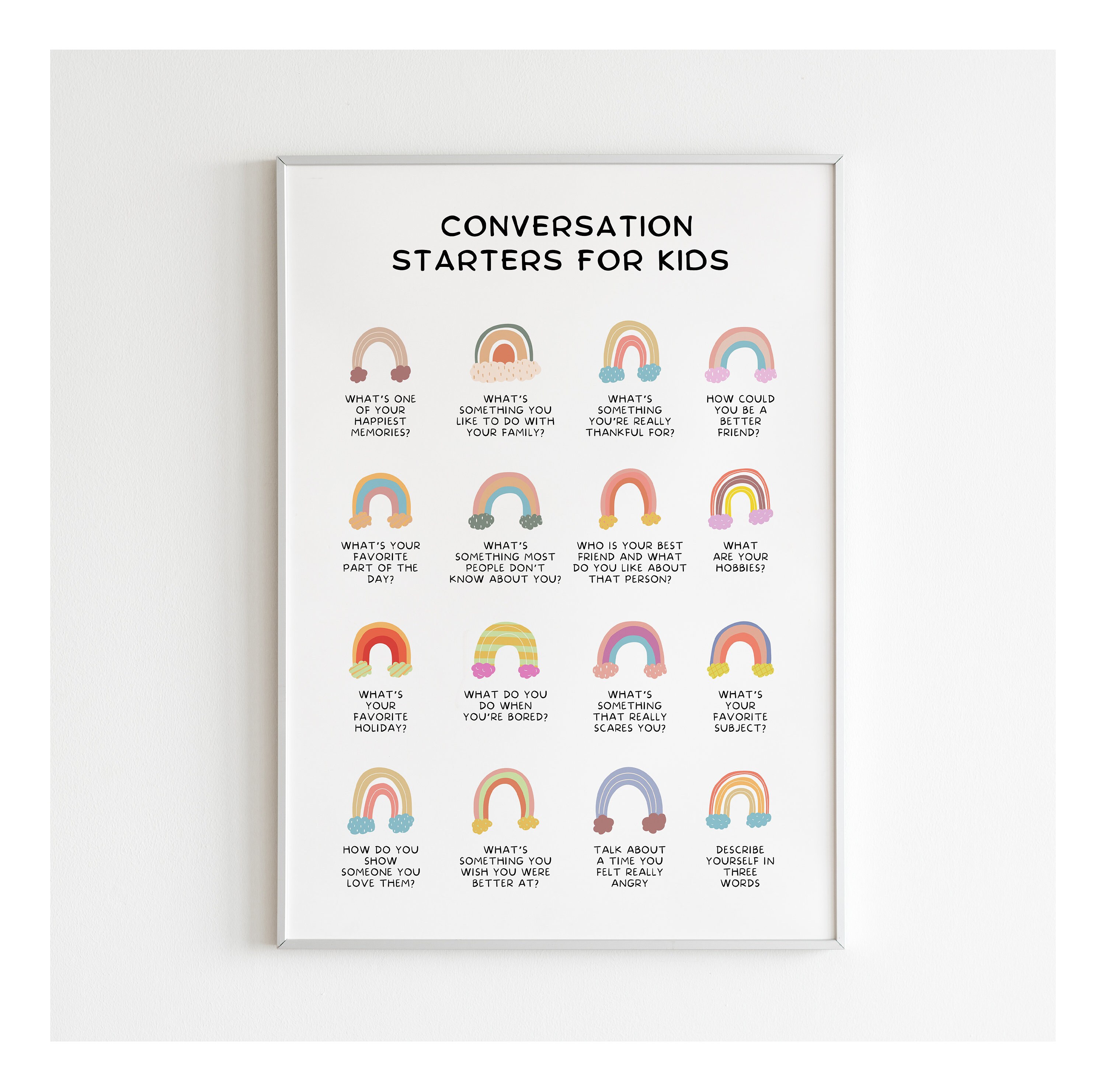 Conversation Starter Cards Deck Therapy Tools Mindfulness Cards ...