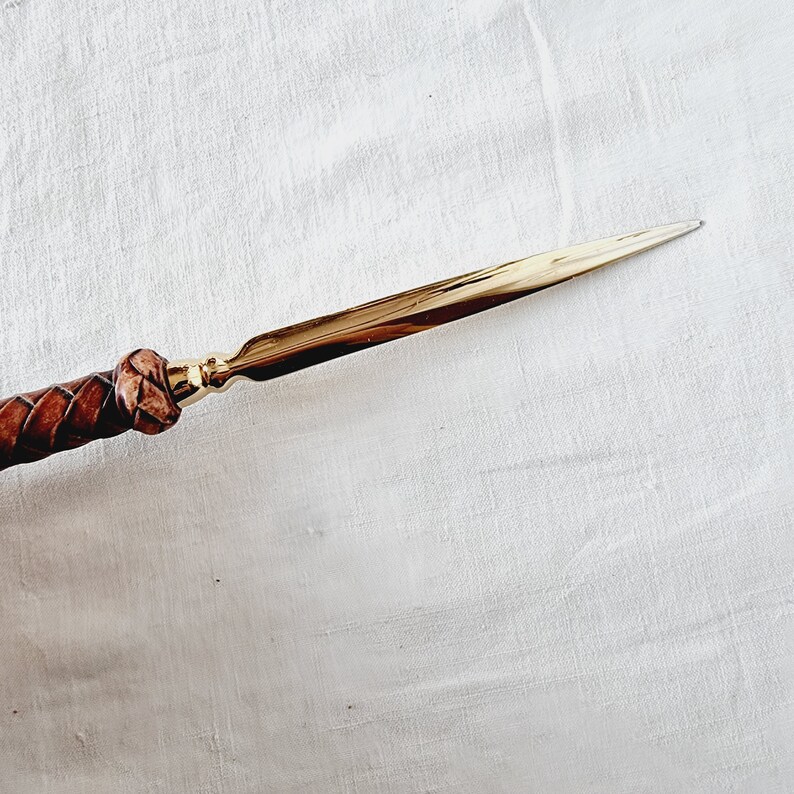 Exclusive Letter Opener Ceramic Simulation Leather Handle - Etsy