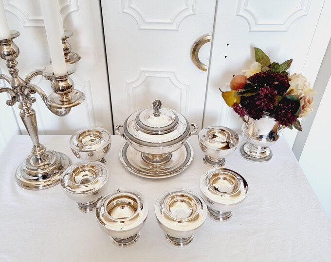 Exclusive Caviar Serving Set in French Silver Metal for 6 People - Etsy