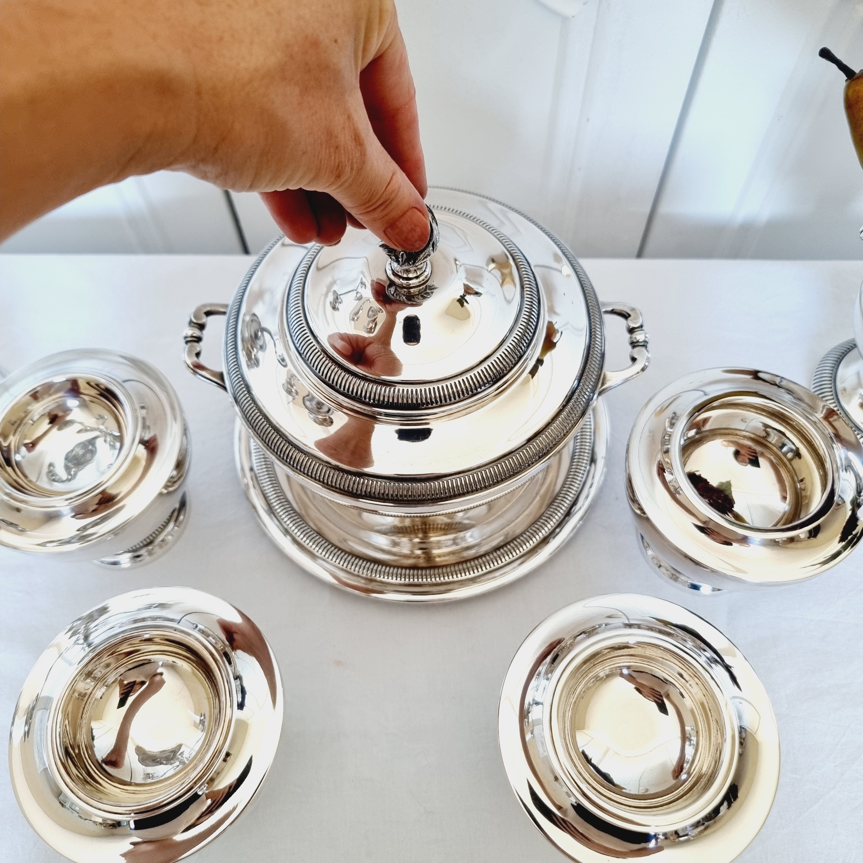 Exclusive Caviar Serving Set in French Silver Metal for 6 People - Etsy