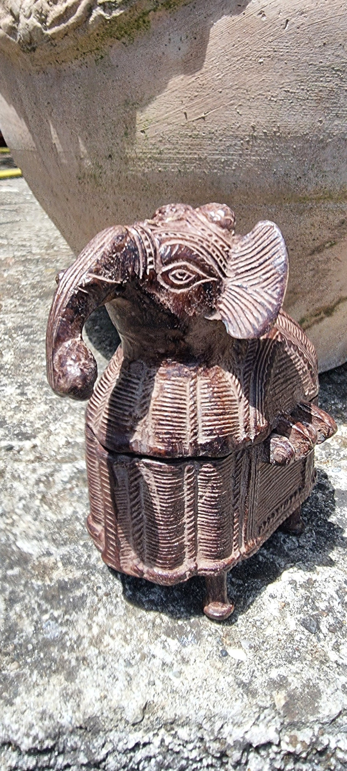 Non-ferrous Metal Chest Box Elephant Tribe Indus Valley - Etsy