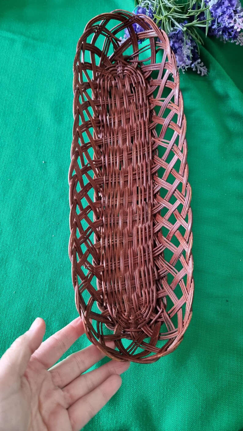 Cestas Paneras Vintage Artesanales De Forma Ovalada Y Alargada ...