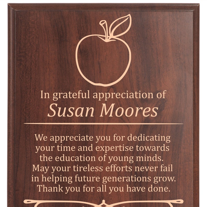 Thank You Plaque - Etsy