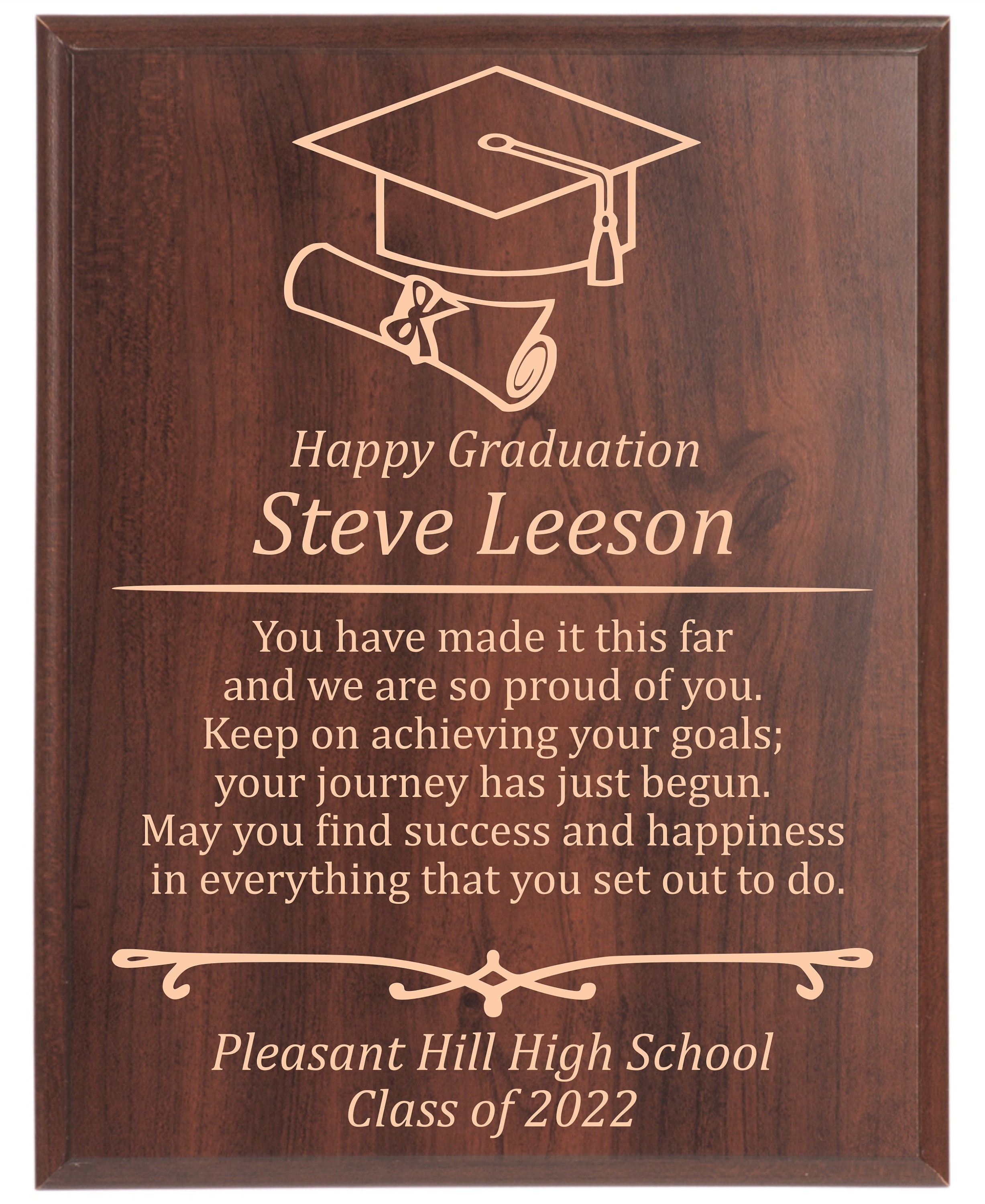 Graduation Plaque - Etsy