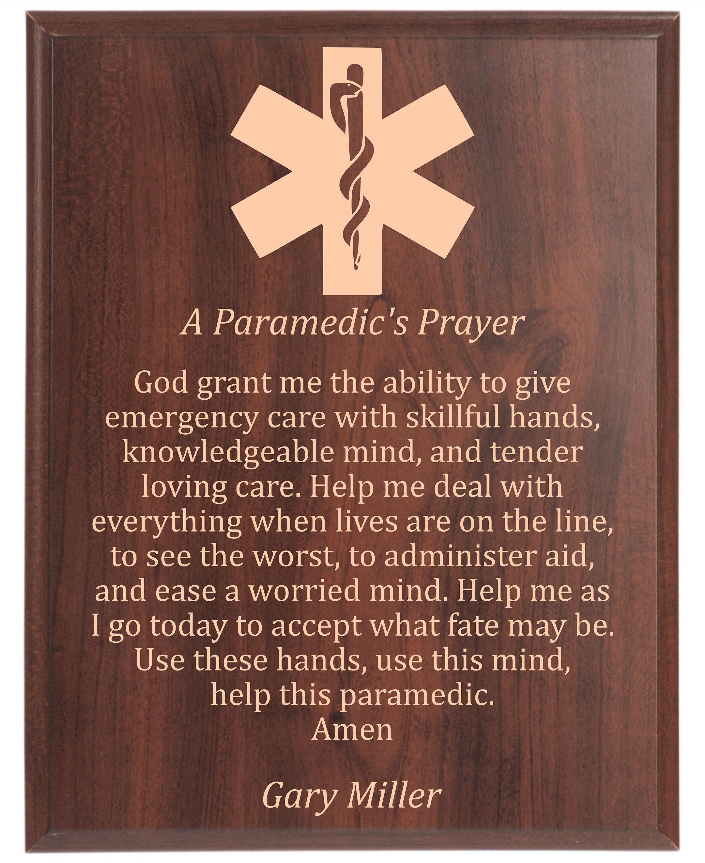 Paramedics Prayer