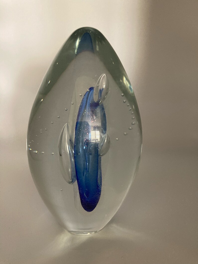 Robert Eickholt Art Glass Paperweight - Etsy