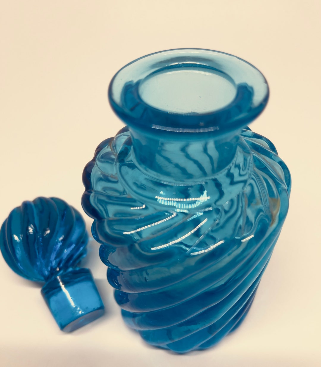 Blue Perfume Bottle - Etsy