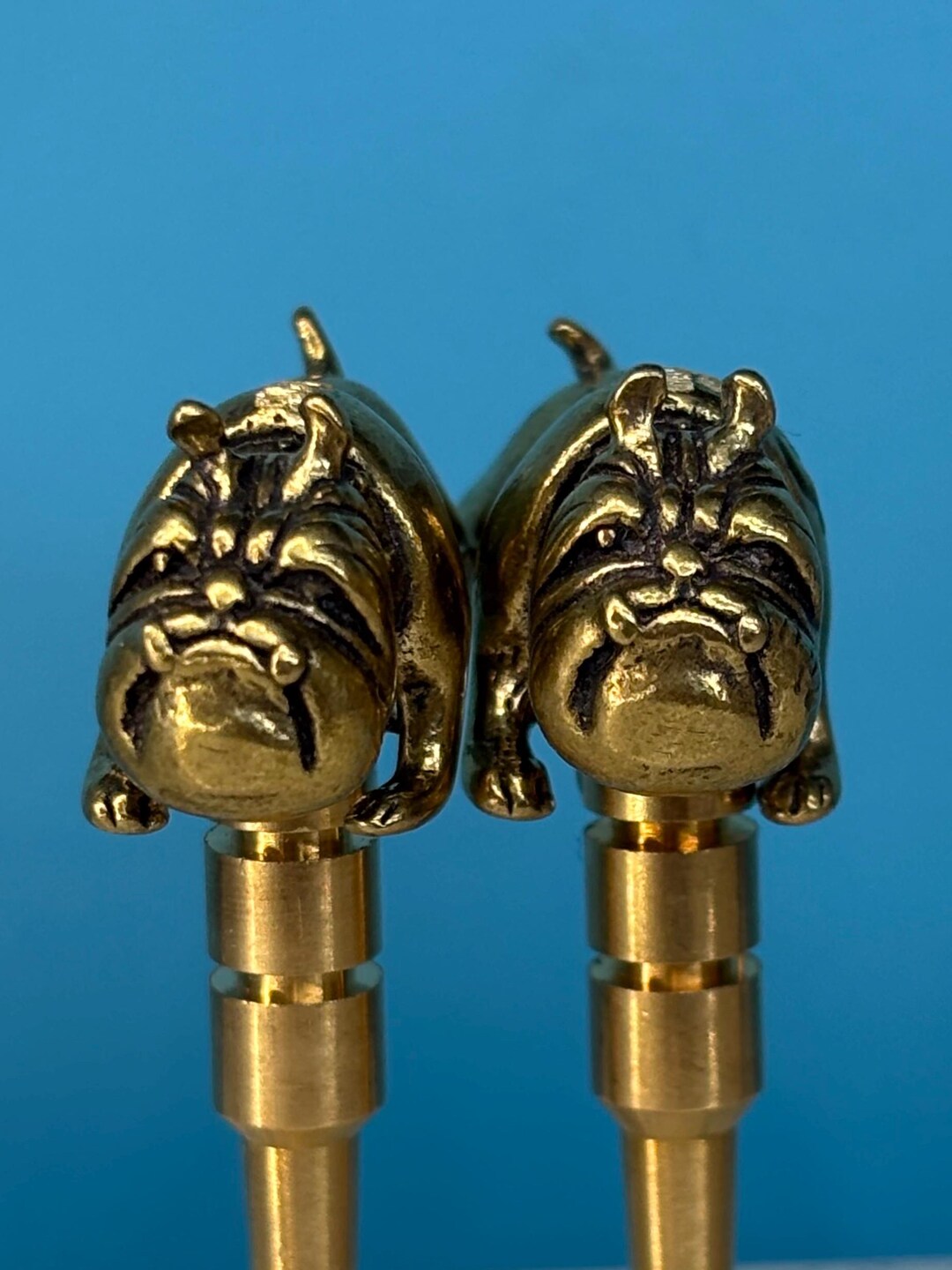 Extra Large Bulldog Cribbage Pegs - Etsy