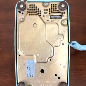 Working Restored Western Electric Turquois (originally Aqua-blue) Desk ...