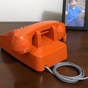 Beautifully Restored Model 2500 Orange Touchtone Desk Phone - Etsy