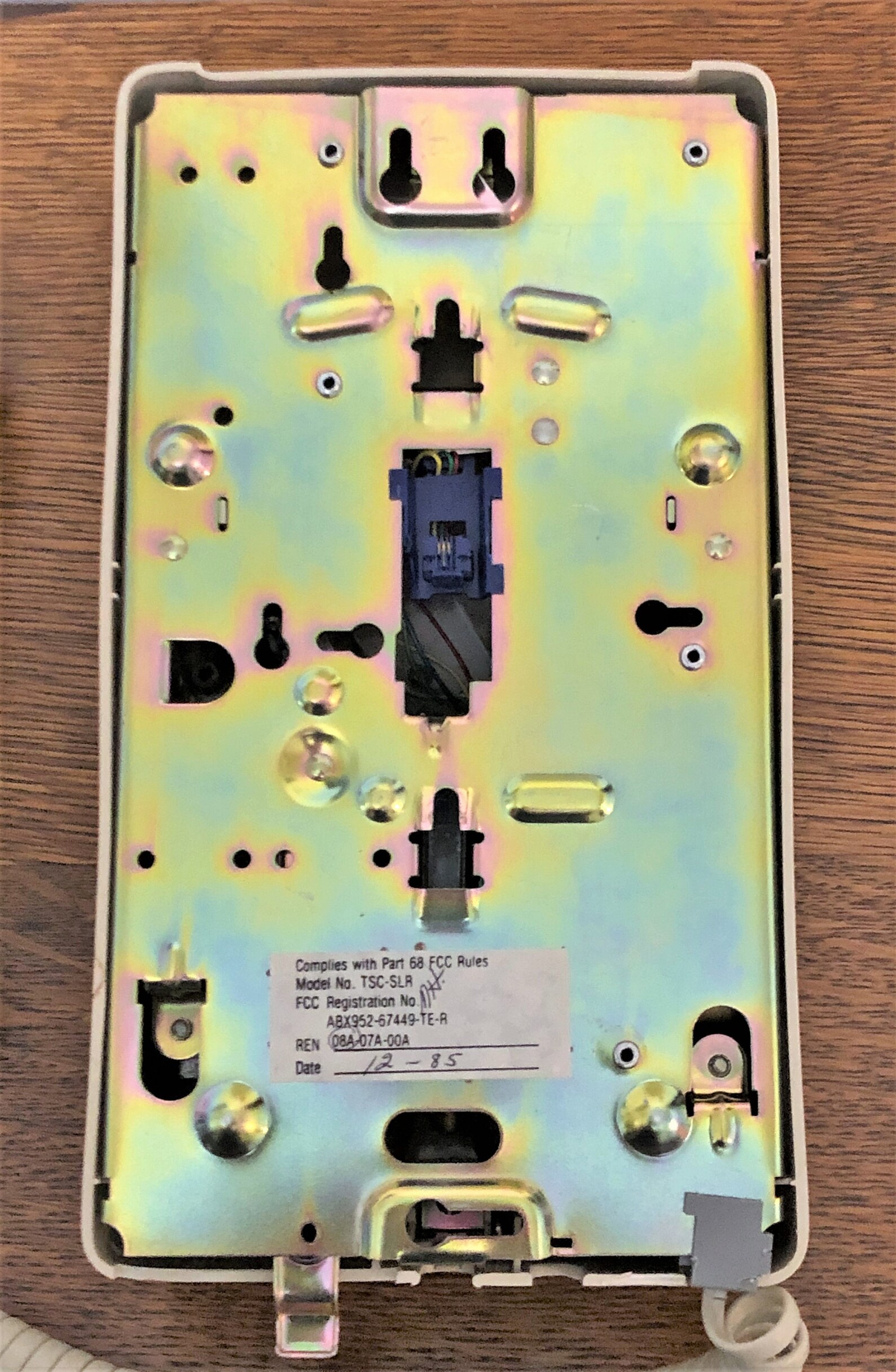 Restored Vintage Model 554 Ivory Rotary Dial Wall Phone Circa - Etsy