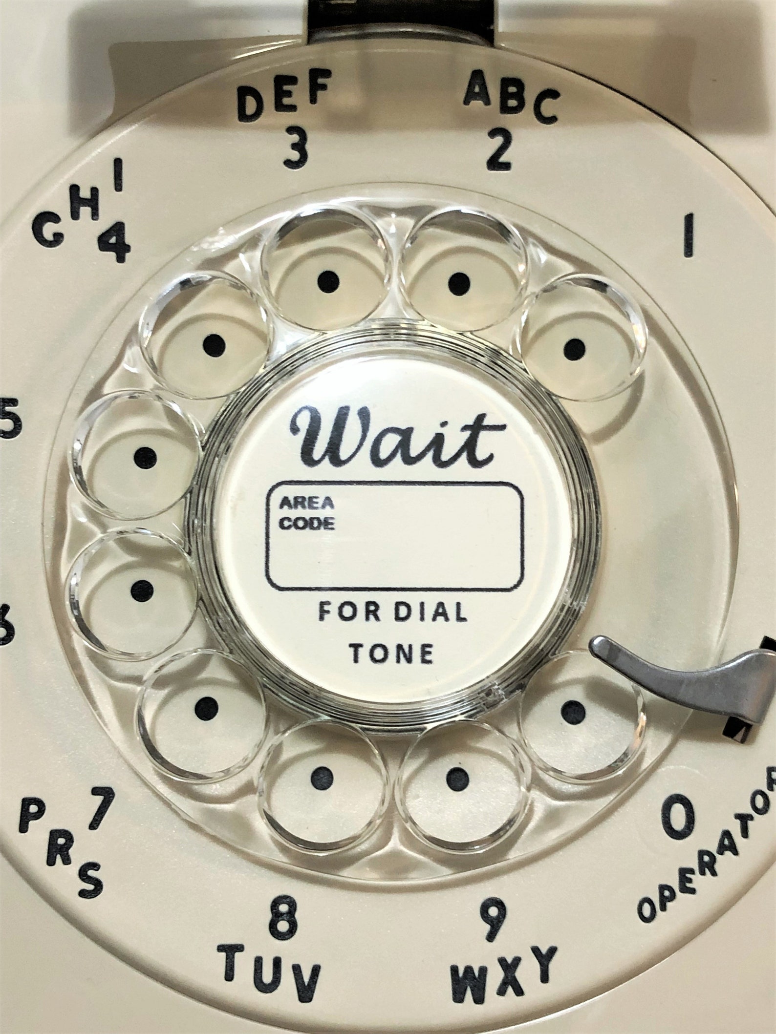 Restored Vintage Model 554 Ivory Rotary Dial Wall Phone Circa - Etsy