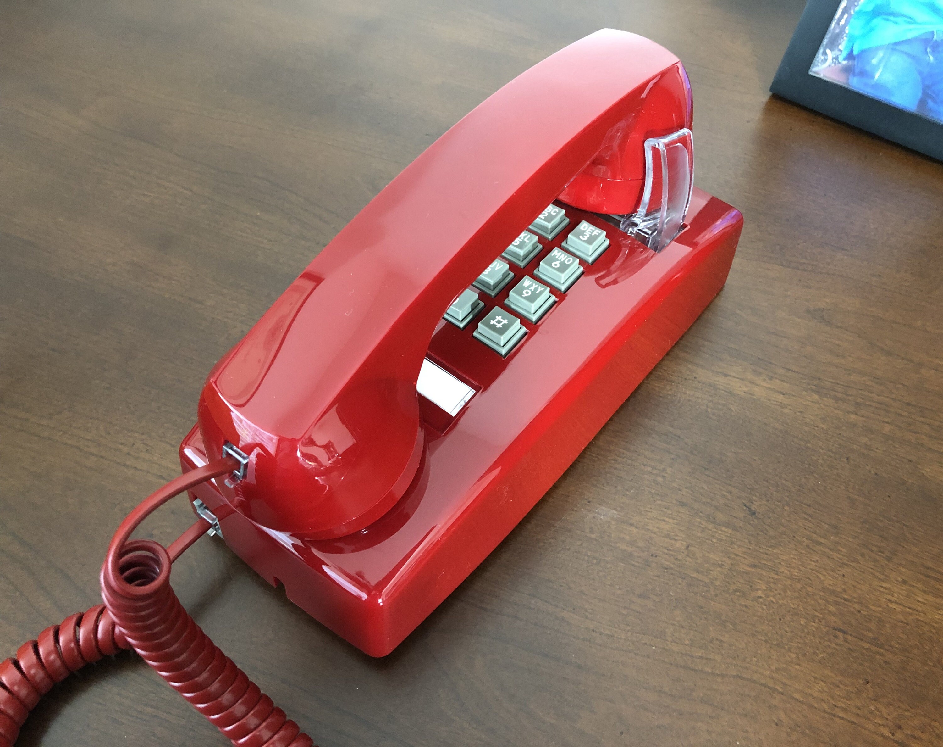 Working Restored Model 2554 Bright Cherry Red Touchtone Wall Phone - Etsy