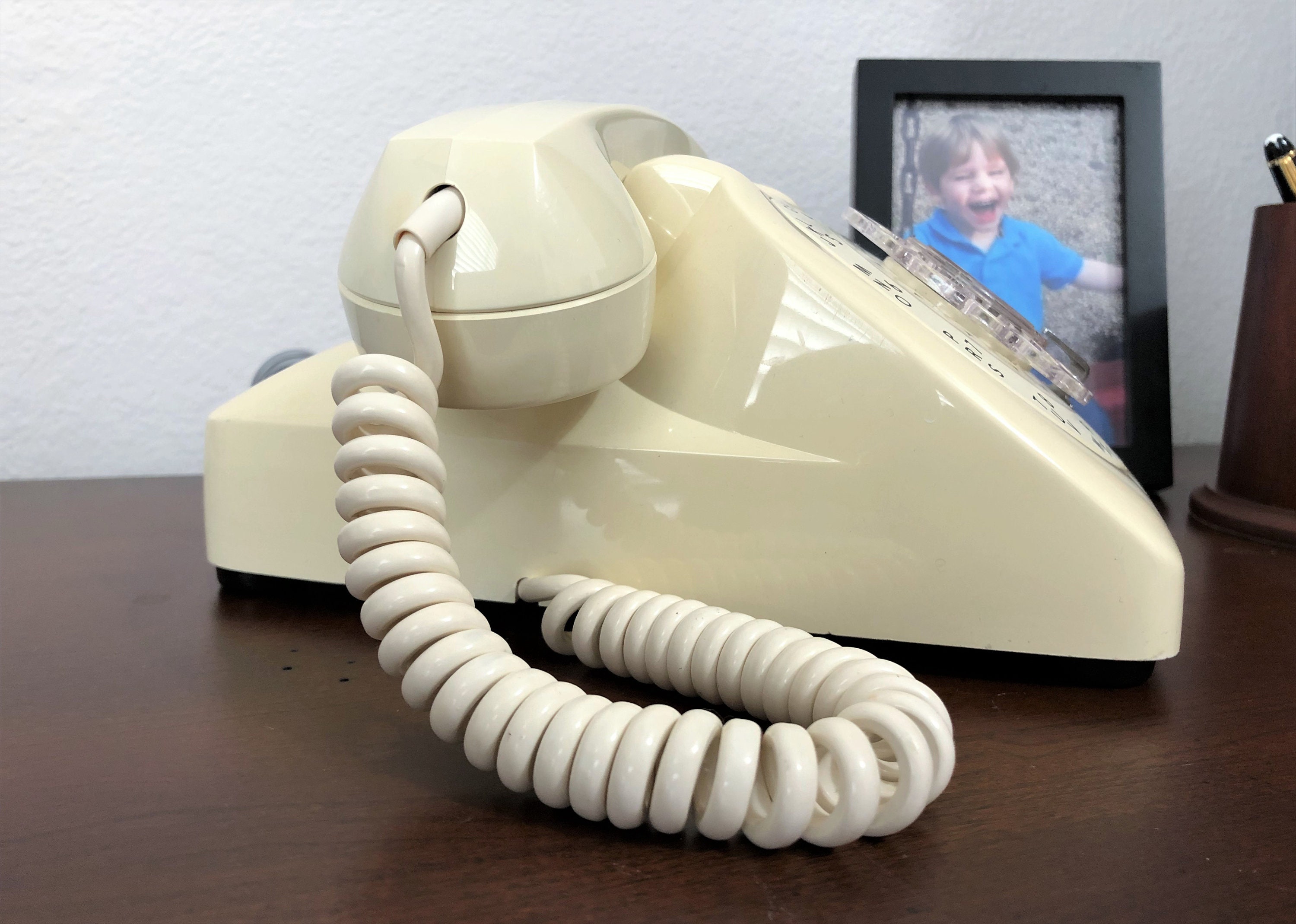 Working Restored GTE Automatic Electric White Rotary (pulse) Model 80 ...