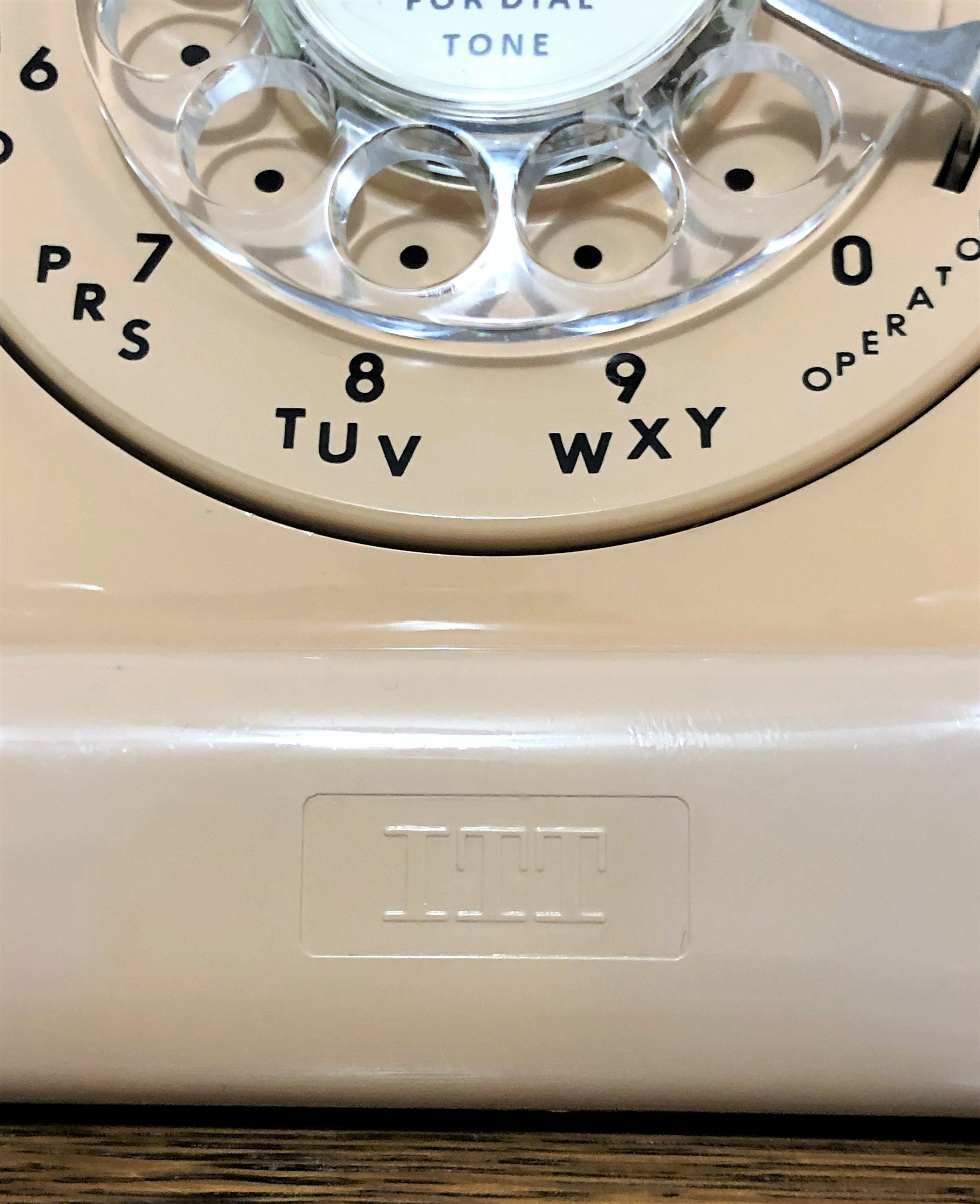 Restored Vintage ITT Model 500 Beige Rotary pulse Dial Desk Phone - Etsy